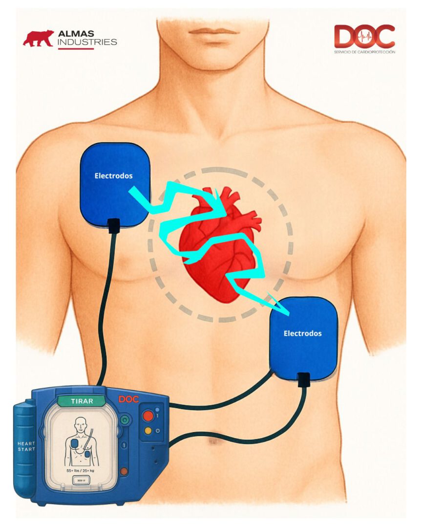 ¿Por qué un desfibrilador no da descarga? Ritmos desfibrilables y uso del DESA